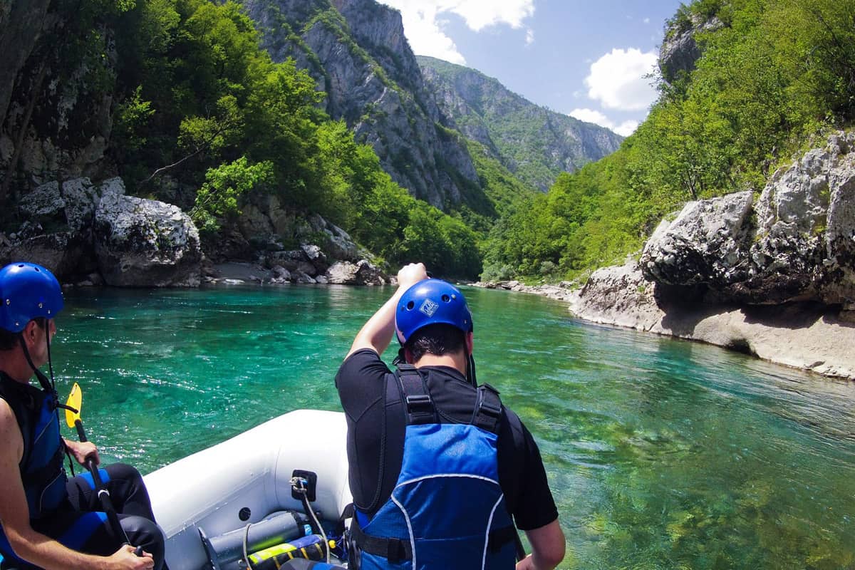 Rafting on the Wild Tara River in Montenegro